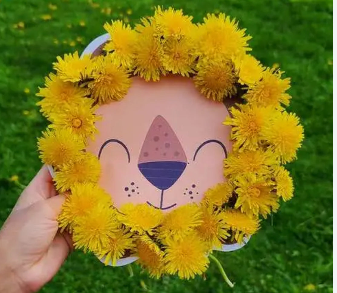 Nature Activity and Craft: Dandelion Lion's Mane – vignette