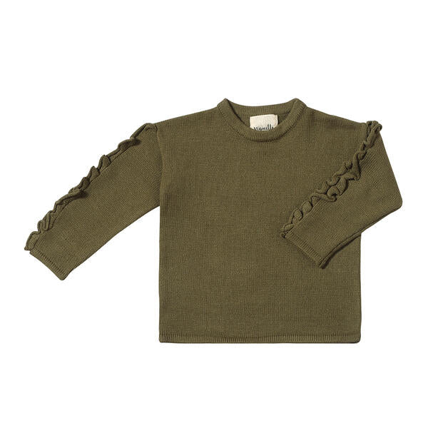 Jess Sweater in Olive – vignette