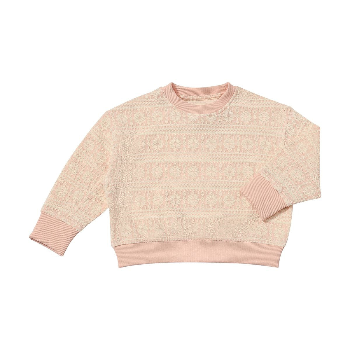 Myla Sweatshirt in Pink Snowflake – vignette
